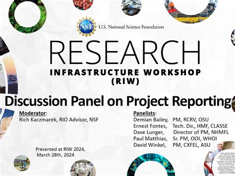Panel Session On Reporting Nsf Research Infrastructure Outreach