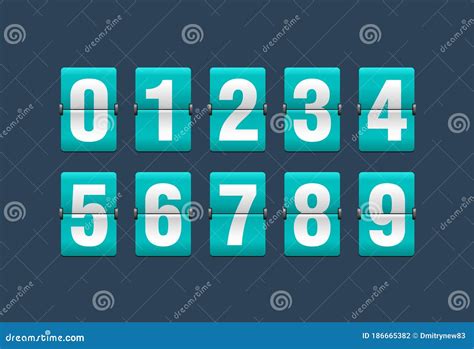 Reloj De Cuenta Regresiva Ilustración Del Vector Ilustración De