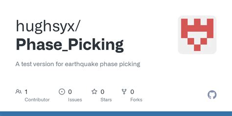 github hughsyx phase picking a test version for earthquake phase picking