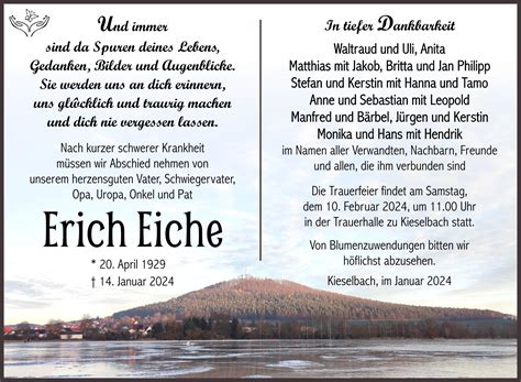 Traueranzeigen 2024 Krayenberggemeinde Bestattungshaus Sachs