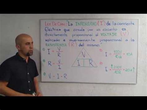 Ley De Ohm Explicaci N F Cil Y Sencillacon Ejemplo Demostrativo