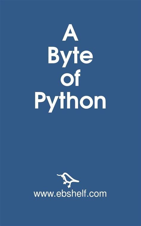 Free Python Book A Byte Of Python Ju Rao Posted On The Topic Linkedin