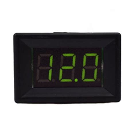 Reliable Led Panel Voltmeter Accurate Measurement Easy Wiring Dc4 5 30v Range Lazada Ph
