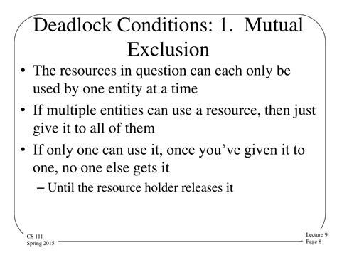 Ppt Deadlocks In Operating Systems Powerpoint Presentation Free Download Id 9668189