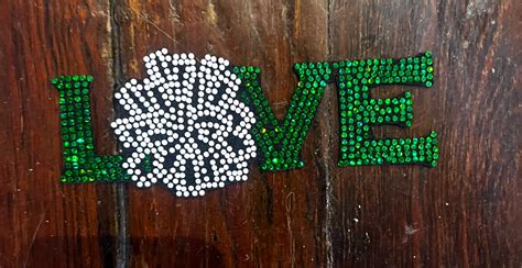 Cheer Love Bling Patch Patch Princess