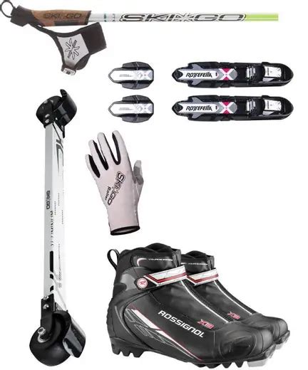 Skigo Classic Beginner Roller Ski Package 9 Skatepro