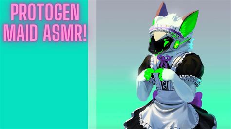 [furry Asmr] A Cute Protogen Maid Gives Mouth Sounds Youtube