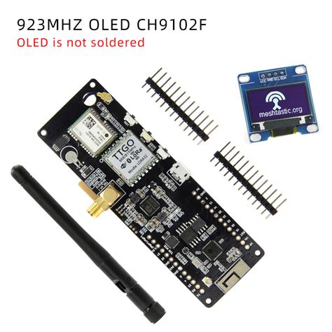Ttgo Meshtastic T Beam V1 1 Esp32 433 868 915 923mhz Wifi Bluetooth Esp32 Gps Neo 6m Sma 18650
