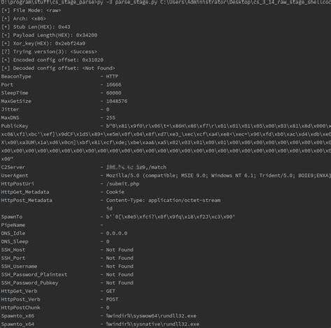 Cobalt Strike Stager Stage Shellcode T Stzer S Blog