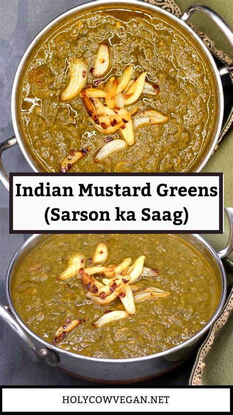 Sarson Ka Saag Indian Style Mustard Greens