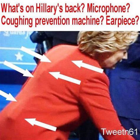 Did Hillary Clinton Wear An Earpiece To Cheat The Us Debate Conspiracy