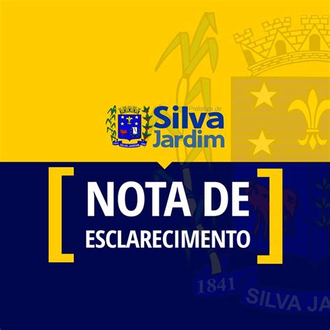 Nota Oficial Prefeitura De Silva Jardim