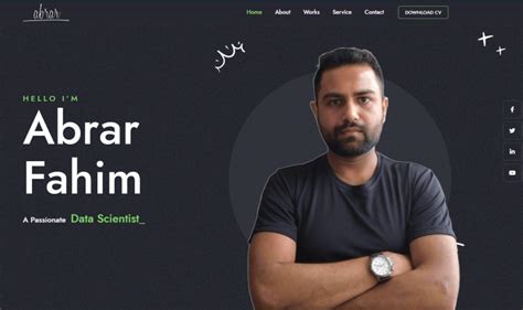 abrar fahim on linkedin dear friends and recruiters i have launched my portfolio website at…