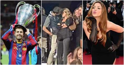 Shakiras Ex Hubby Gerard Piqué Spotted Kissing Woman Months After