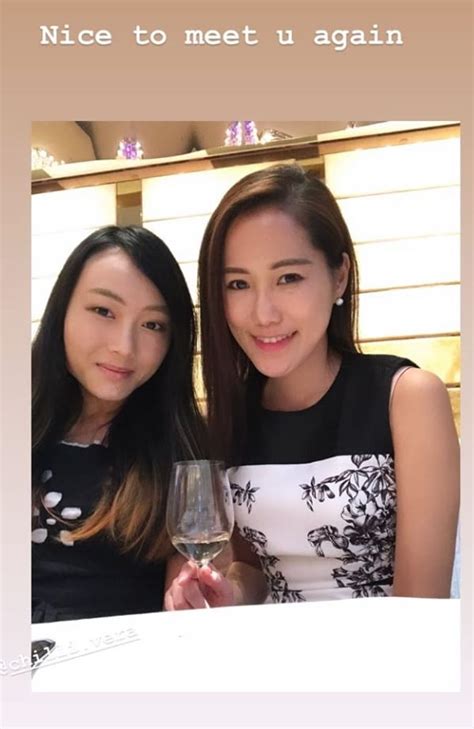 新聞人事全面睇 陳洛鈞重遇經濟學者阮穎嫻vera Yuen。 （source：陳洛鈞（chrissyclk）ig Facebook