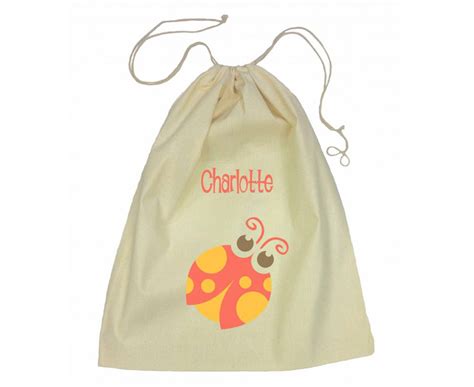 Personalised Drawstring Library Bag Au