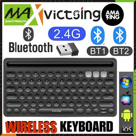 Victsing Wireless Keyboard Model Pc303a Metal Body Keyboard Victsing