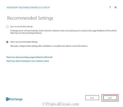 Step By Step Guide To Install Exchange Server 2016