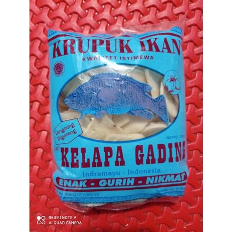 Jual Kerupuk Ikan Mini Kemasan Kelapa Gading Gr Langsung Goreng Shopee Indonesia