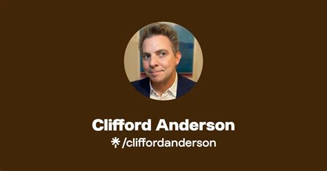 Clifford Anderson Instagram Facebook Linktree