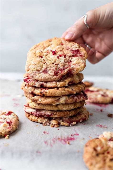 White Chocolate And Raspberry Cookies Cupful Of Kale