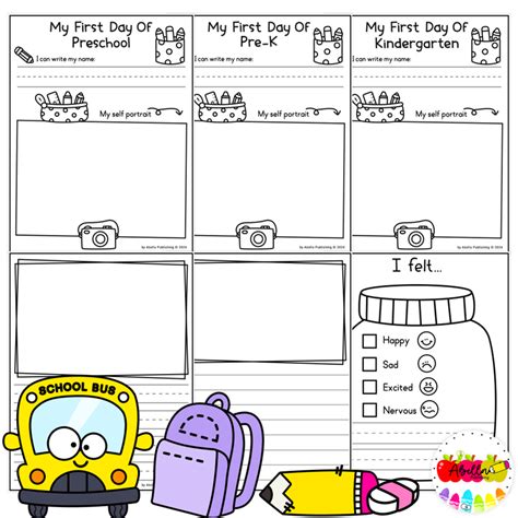 Back To School Activities For The First Week Of Kindergarten First