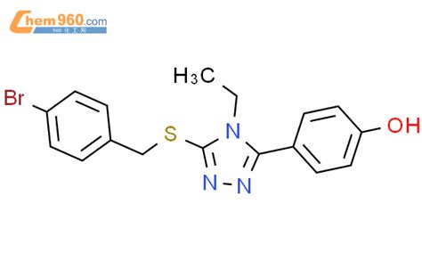 778590 03 7 Phenol 4 5 4 Bromophenyl Methyl Thio 4 Ethyl 4H 1 2 4