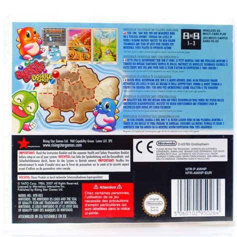 Bubble Bobble Double Shot Nintendo Ds Spill Retrospillkongen