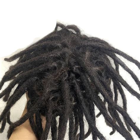 Dreadlock Full Lace Toupee Wig For Black Men Male Hair