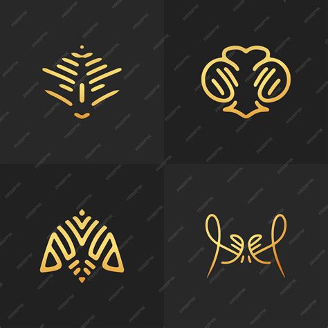 Premium Vector Abstract Monogram Logo Design Template Identity