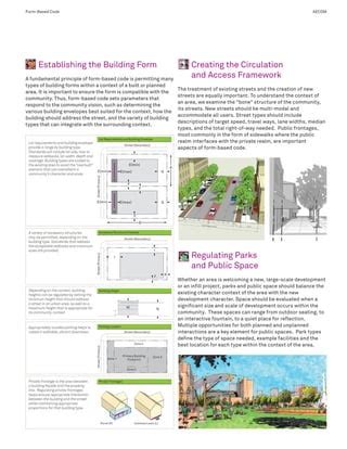 Form Based Code PDF Developmental Sites Real Estate