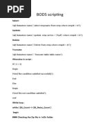 Bods Scripting | PDF | Variable (Computer Science) | Subroutine