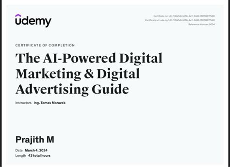 Prajith M On Linkedin Did Another Udemy Course On Ai