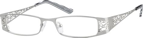 Silver Rectangle Glasses 499411 Zenni Optical Zenni Zenni Optical