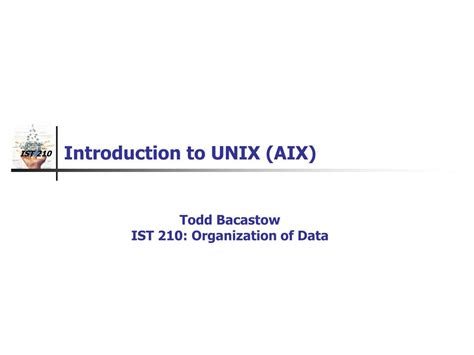 Ppt Introduction To Unix Aix Powerpoint Presentation Free Download