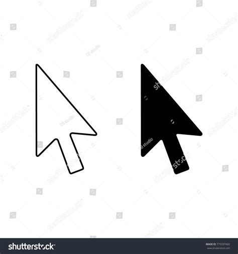 Cursor Icon Set Stock Vector Royalty Free 773337460 Shutterstock
