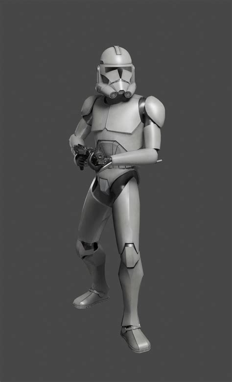 Clone Trooper Phase 2 Gun Pose 1 Cycles By Creator5240 On Deviantart