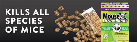Mousex Throw Packs Bait Pellets For Mice Pack Of 6 Patio