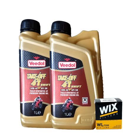 นำมนเครอง VEEDOL TAKE OFF 4T 10W 40 FULLY SYNTHETIC ขนาด 1 ลตร 2