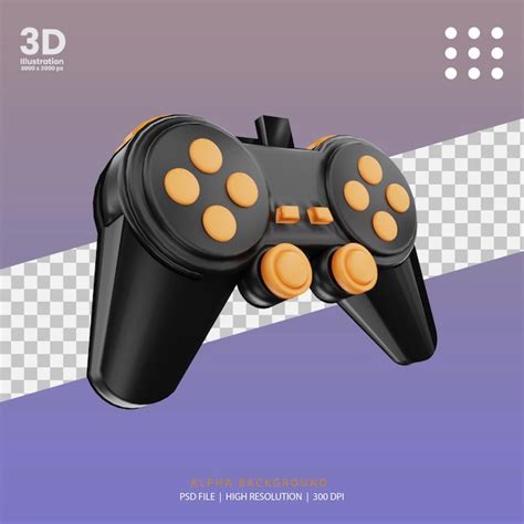 Premium Psd 3d Render Game Console Illustration