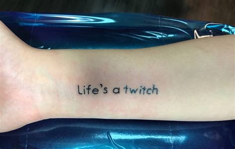Girlfriends New Tattoo R Tourettes