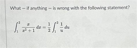 Solved What - ﻿if anything - ﻿is wrong with the following | Chegg.com