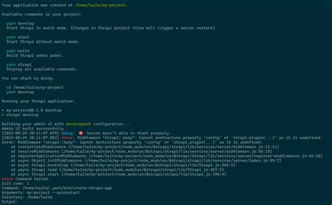 Can Not Start Strapi On Version 435 · Issue 14197 · Strapistrapi · Github