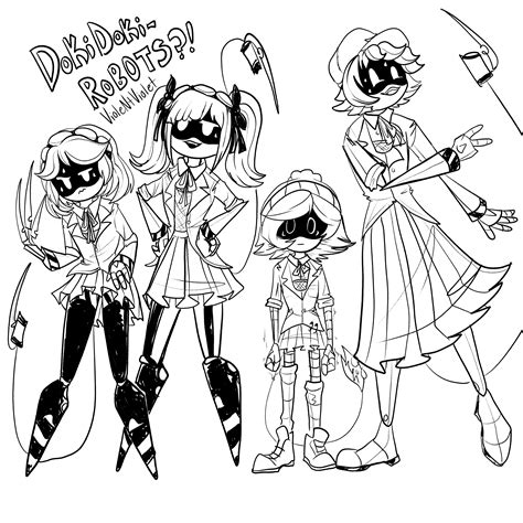 Murder Drones X Ddlc Rmurderdrones