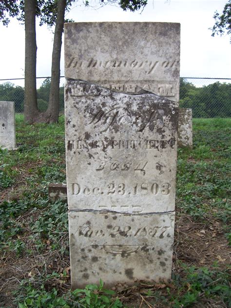 Martha Myra Patsy” Waller Pritchett 1803 1857 Find A Grave Memorial