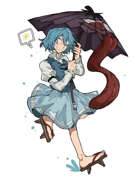Tatara Kogasa Touhou Drawn By Iampenguinj Danbooru
