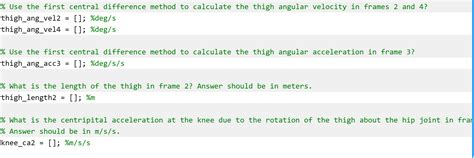 Use The First Central Difference Method To