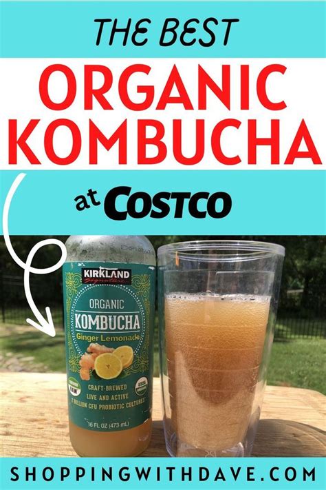 Kirkland Organic Ginger Lemonade Kombucha At Costco Artofit