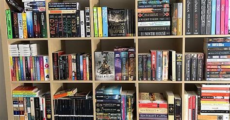 Bought A Kallax And Each Cubby Got A Categorygenre Loved Getting To