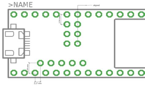 T4 1 Ethernet And Usb Host Pin Alignments Dimensions Teensy Forum